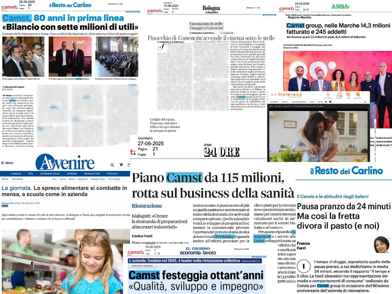 Camst group rinnova la fiducia a Homina per la gestione delle attività ...